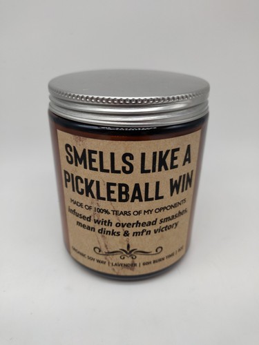 Smells Like A Pickle Ball Win 8oz Soy Wax Candle Friend Gift Lavender ...