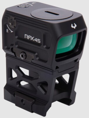 Viridian RFX45 Closed Emitter Green Dot Sight w/ ACRO High Mount/1/3 Co ...
