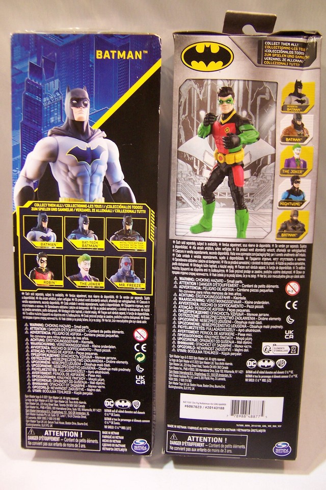 DC COMICS BATMAN SERIES: BATMAN AND ROBIN 12 inch DELUXE ACTION FIGURE ...