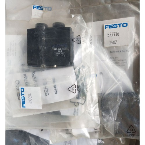 Festo FBS-SUB-9-GS-DP-B 532216 Fieldbus Socket Plug New One ...