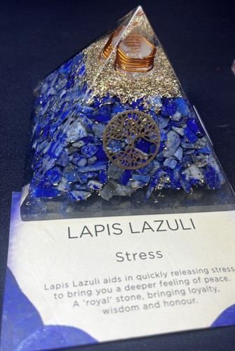 Large Lapis Lazuli Pyramid Natural Healing Crystal Blue Gemstone | eBay