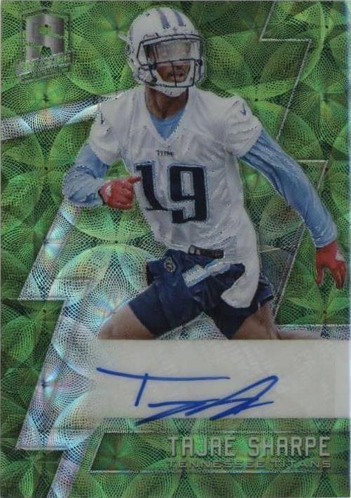 2016 Panini Spectra - Rookie Autographs Tajae Sharpe #229 Neon Green ...