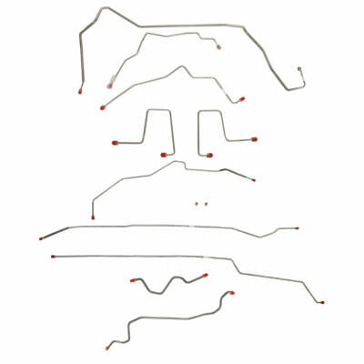 98-00 Chevrolet S10 Brake Line Kit 4WD Ext Cab/Short Bed Rear Disc ...