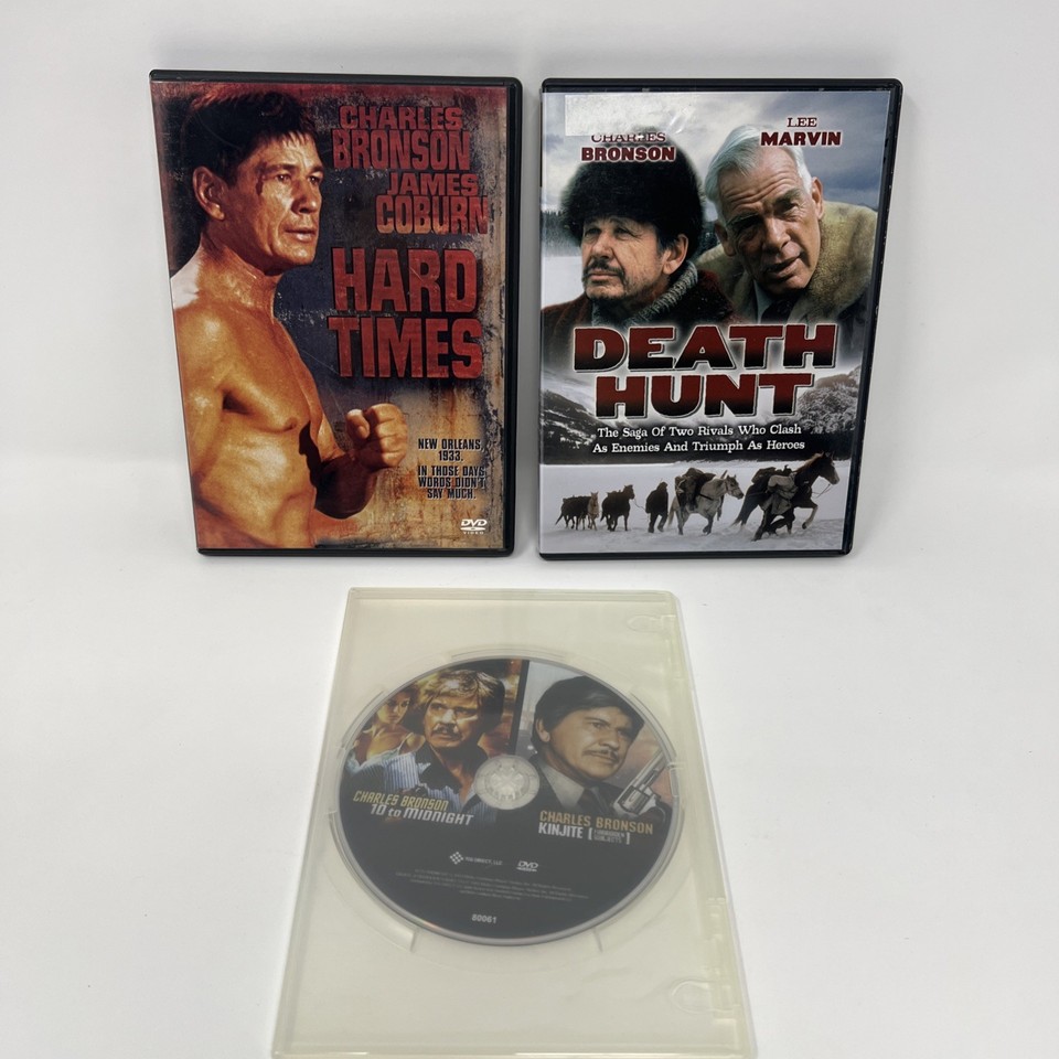 14 Movie Lot - Charles Bronson Film Collection DVD Set Death Wish Hard ...