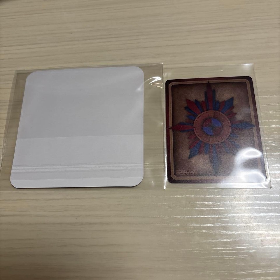 FF9 Exhibition Yurakucho Marui Quad Mist Style Card Cafe Coaster | eBay
