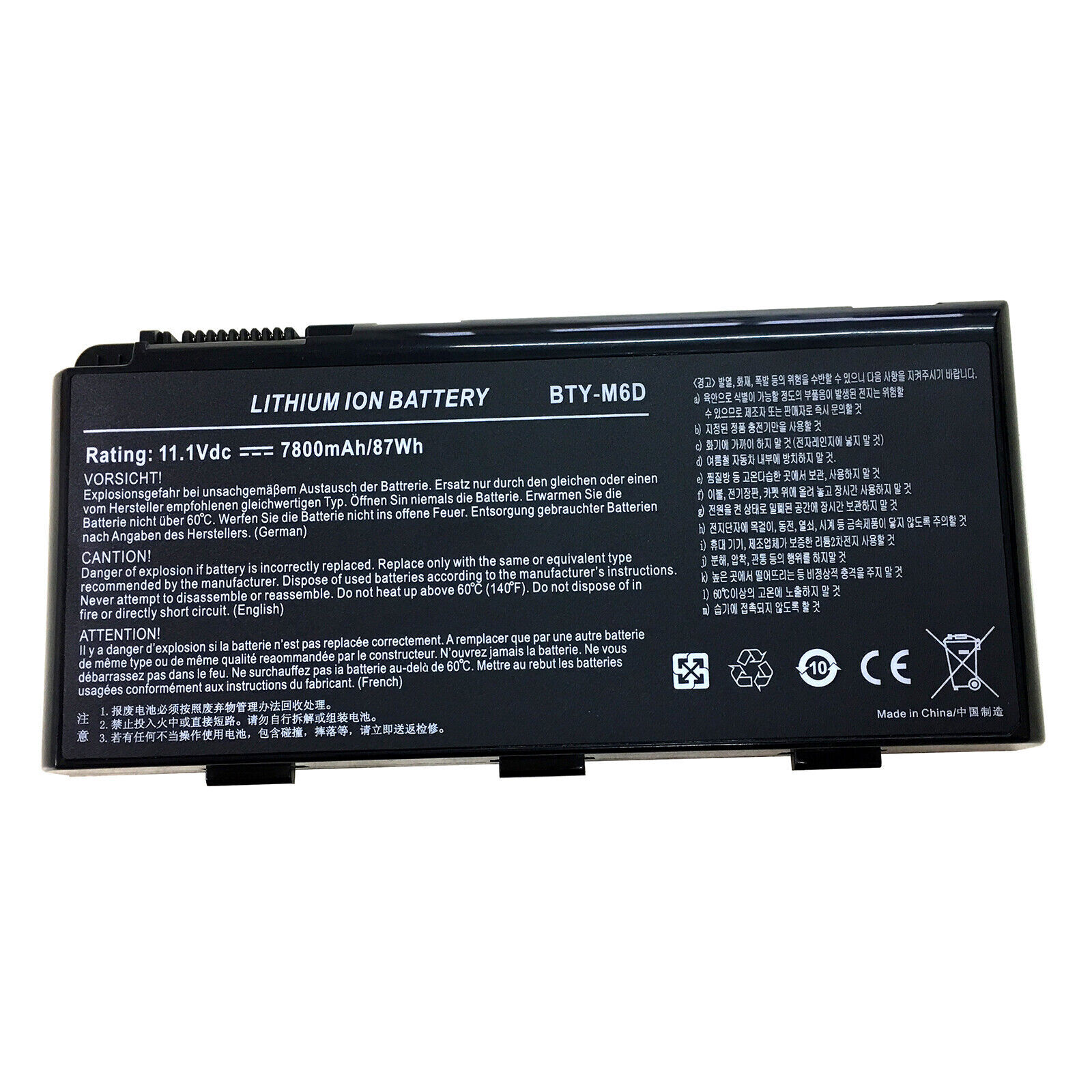 Laptop Battery for Medion Erazer X7815 X7817 X6812 X6823 ,BTY-M6D | eBay