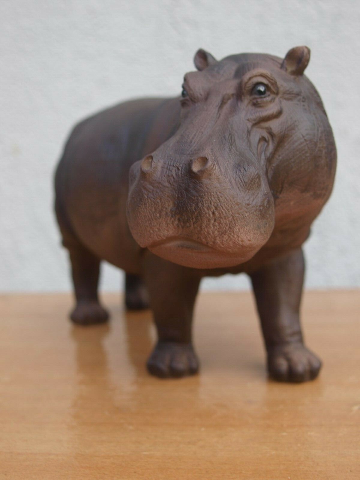 FLUSSPFERD NILPFERD Deko FIGUR naturgetreu Hippo 32cm AFRIKA ...
