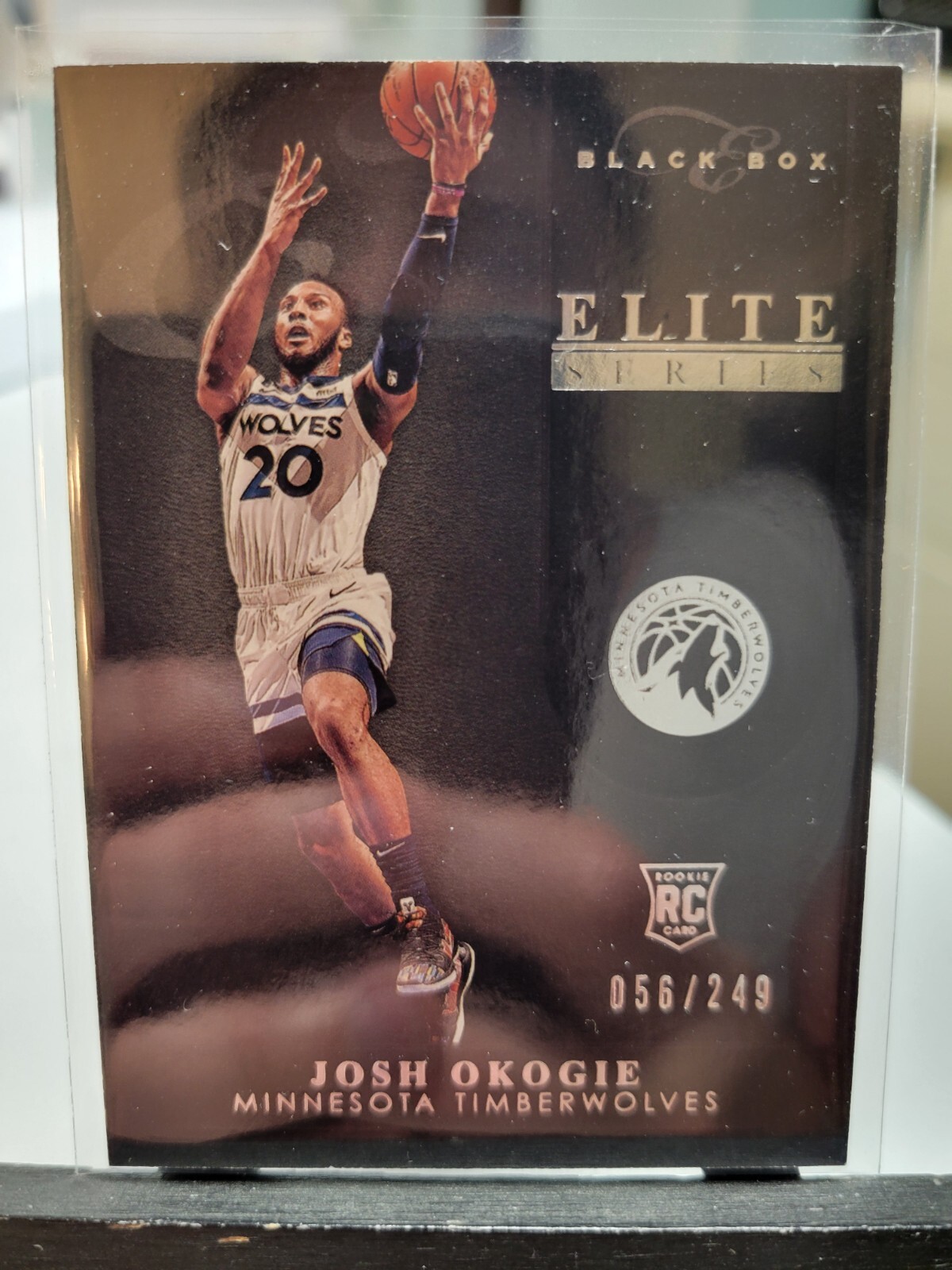 Josh Okogie Rookie Elite Black Box 56/249 2018-19 Panini Chronicles ...