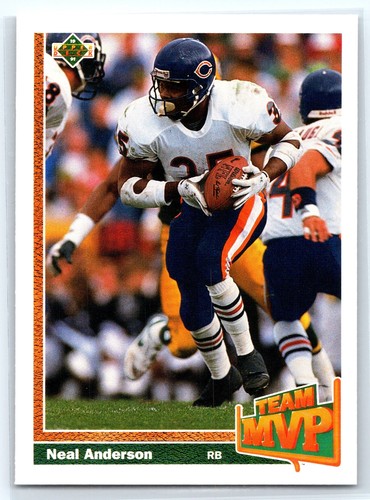 1991 Upper Deck #453 Neal Anderson Football Chicago Bears | eBay