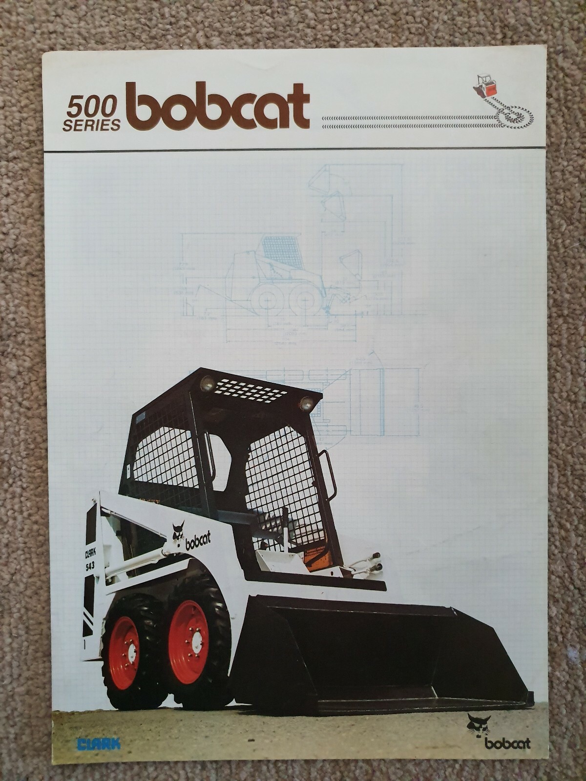 BOBCAT 500 SERIES SKID STEER LOADER SALES BROCHURE | eBay UK