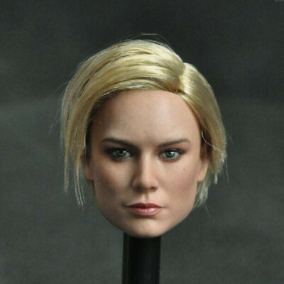 Delicate Painting 1/6 Scale Captain Marvel A Style Brie Larson Head ...