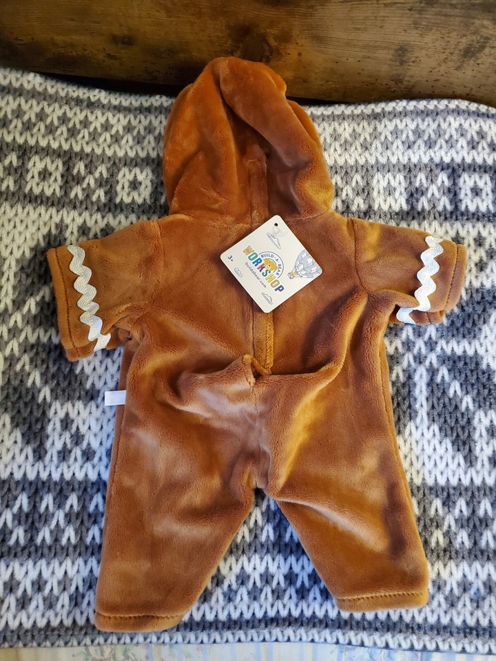 Build A Bear Gingerbread Man Christmas Costume New with tag | eBay