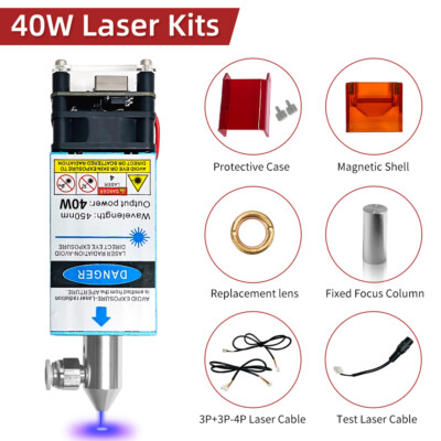 40W Laser Module 450nm PWM/TTL for Laser Engraving Machine Wood ...