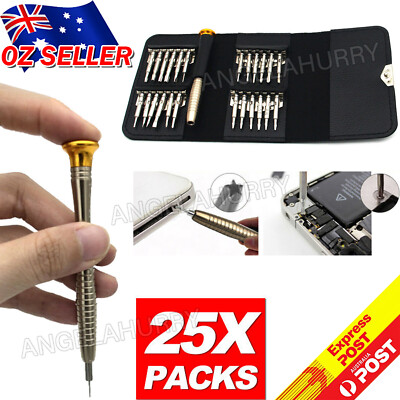 25 in 1 Precision Screwdriver Set Tool Kit Mini Small Torx Repair Fix ...