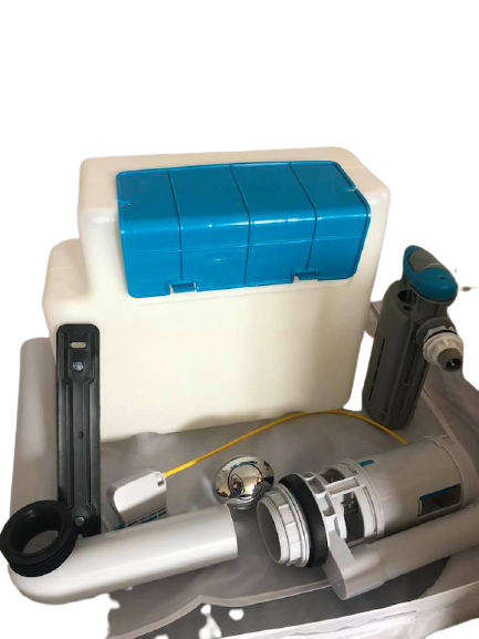 Dual Flush Air Gap Cable Concealed WC Toilet Concealed Cistern Front ...