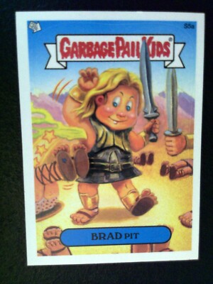 GARBAGE PAIL KIDS 2004 All New Series 3 Scratch n Stink #S5a Brad Pit ...