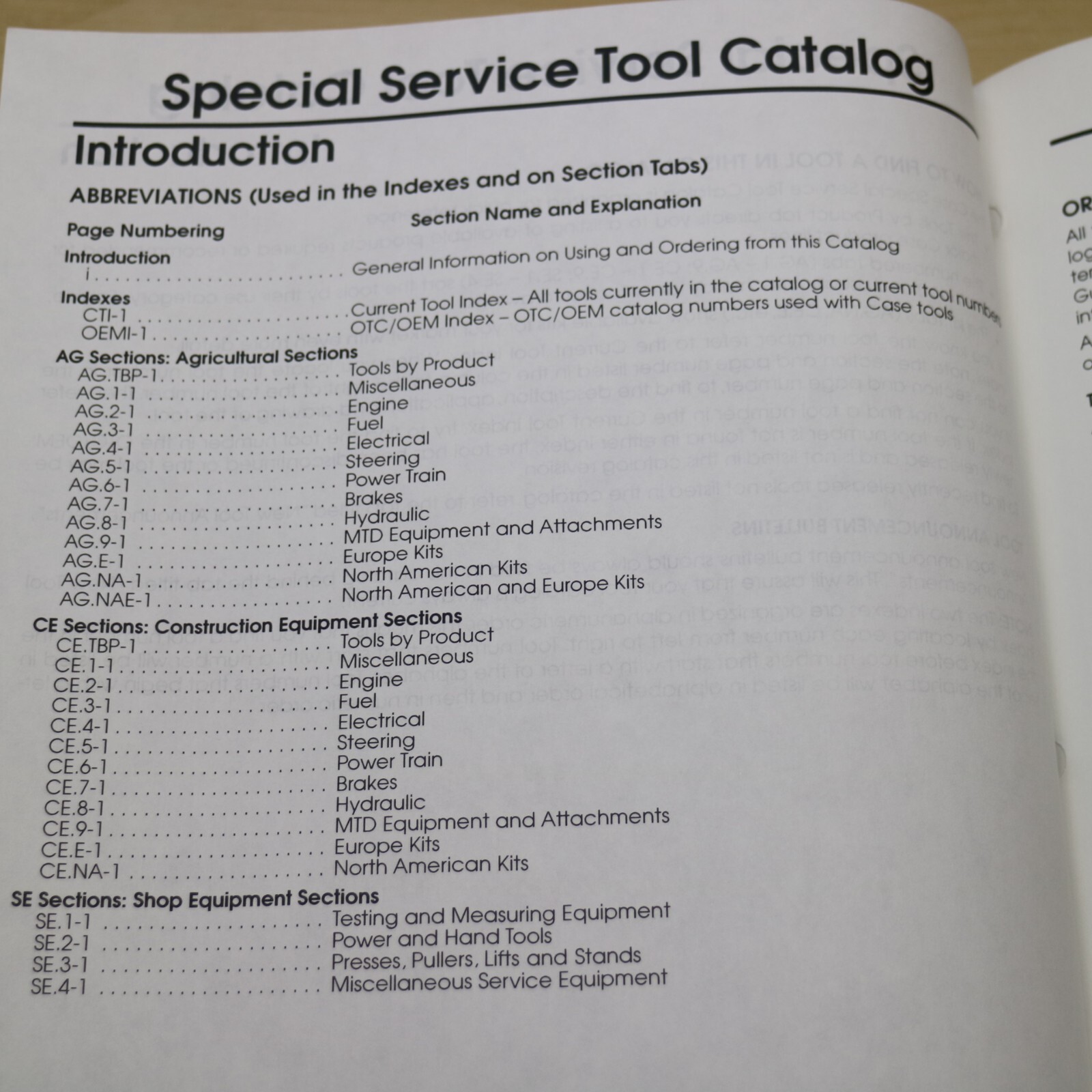 CASE 2002 TOOL GUIDE Service Manual Repair maintenance shop book owner ...