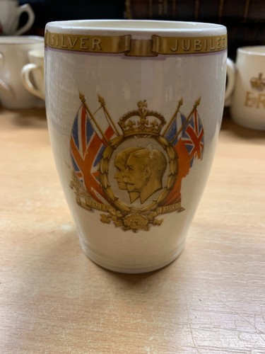 1935 König George V Silber Jubiläum Souvenir Newhall Becher ...