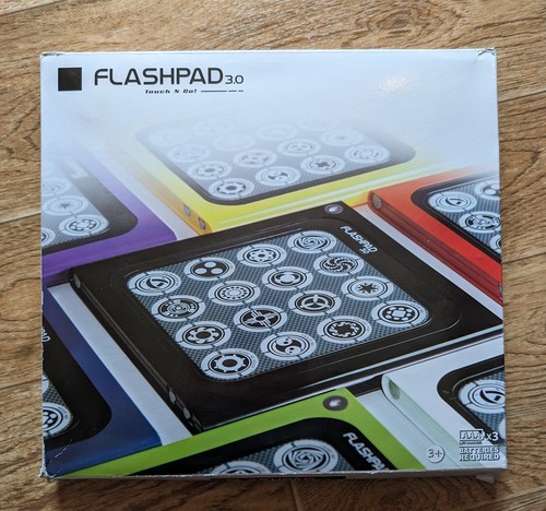 FlashPad 3.0 Touch N Go LED Touchscreen Black Handheld Game w/ box ...