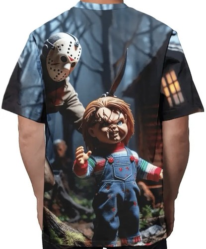 Jason Voorhees Chasing Chucky 3D Printed Double Sided Size Extra Large ...