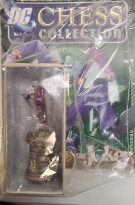 THE JOKER DC Comics CHESS COLLECTION BLACK KING Eaglemoss Figure | eBay