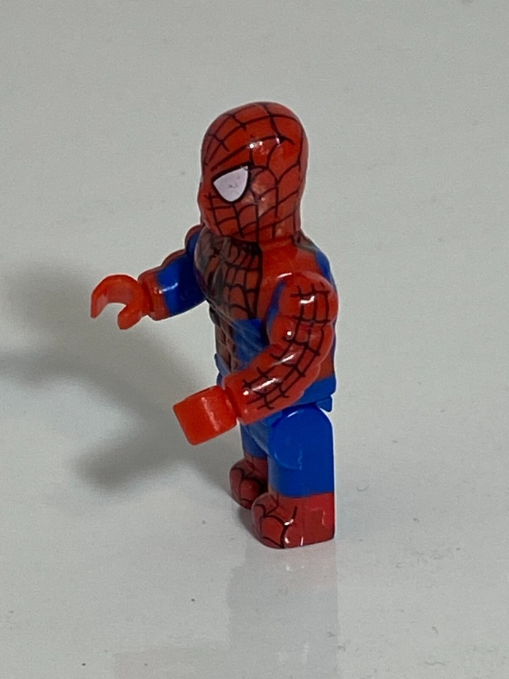 1x Mini-figure - Mega Bloks - 2" Spider-Man Red Blue Classic suit - VG ...