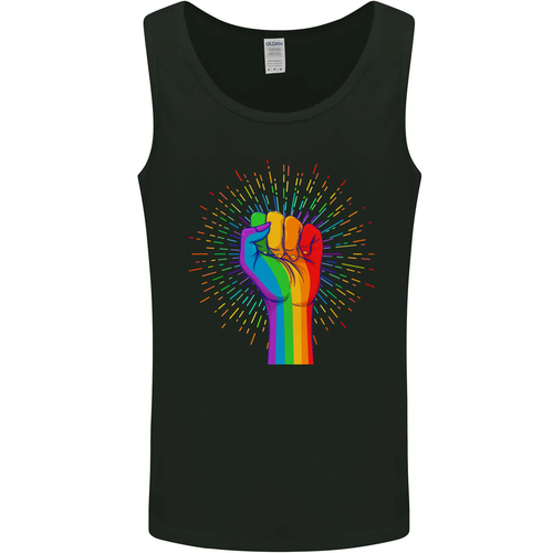 LGBT Fist Gay Pride Day Awareness Mens Vest Tank Top | eBay