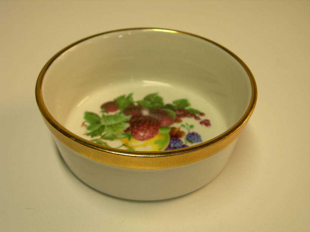 DARTMOUTH POTTERIES JAM DISH. SPECIALLY MADE FOR ELSENHAM JAM COMPANY ...