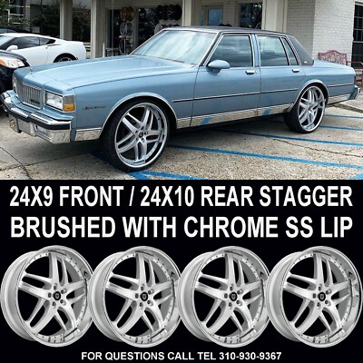CUSTOM WHEELS RIMS 24" CHEVY CAPRICE YEAR 1977-1990 | eBay