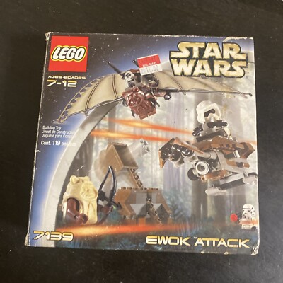LEGO 7139 Star Wars: Ewok Attack Box Only Needs Cleaned 673419010214| eBay
