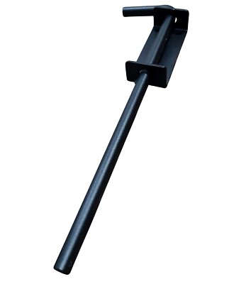 Black Drop Bolt Suits Gates Doors Black 300mm long Lock Fence Snibs ...