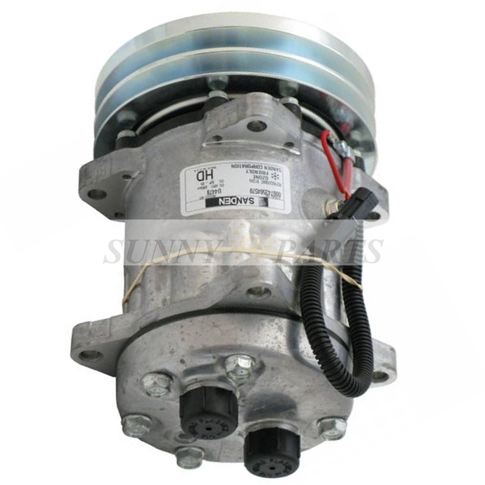 86993462 A/C Compressor 12V for Case 2366 5088 FLX3010 3150 A8000 650K ...