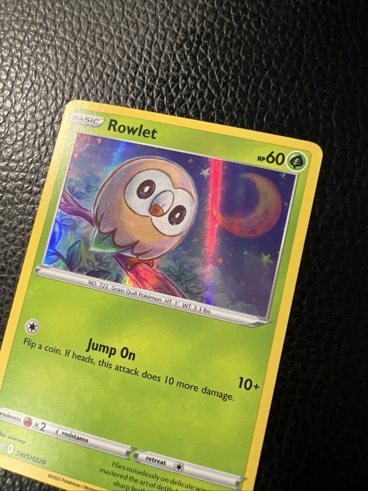 # Rowlet SWSH: Sword & Shield Promo Cards SWSH220 Pokémon TCG NM | eBay
