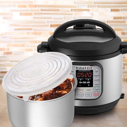 Silicone Sealing Ring Gaskets (2) +Inner Pot Lid Cover (1) For Instant ...