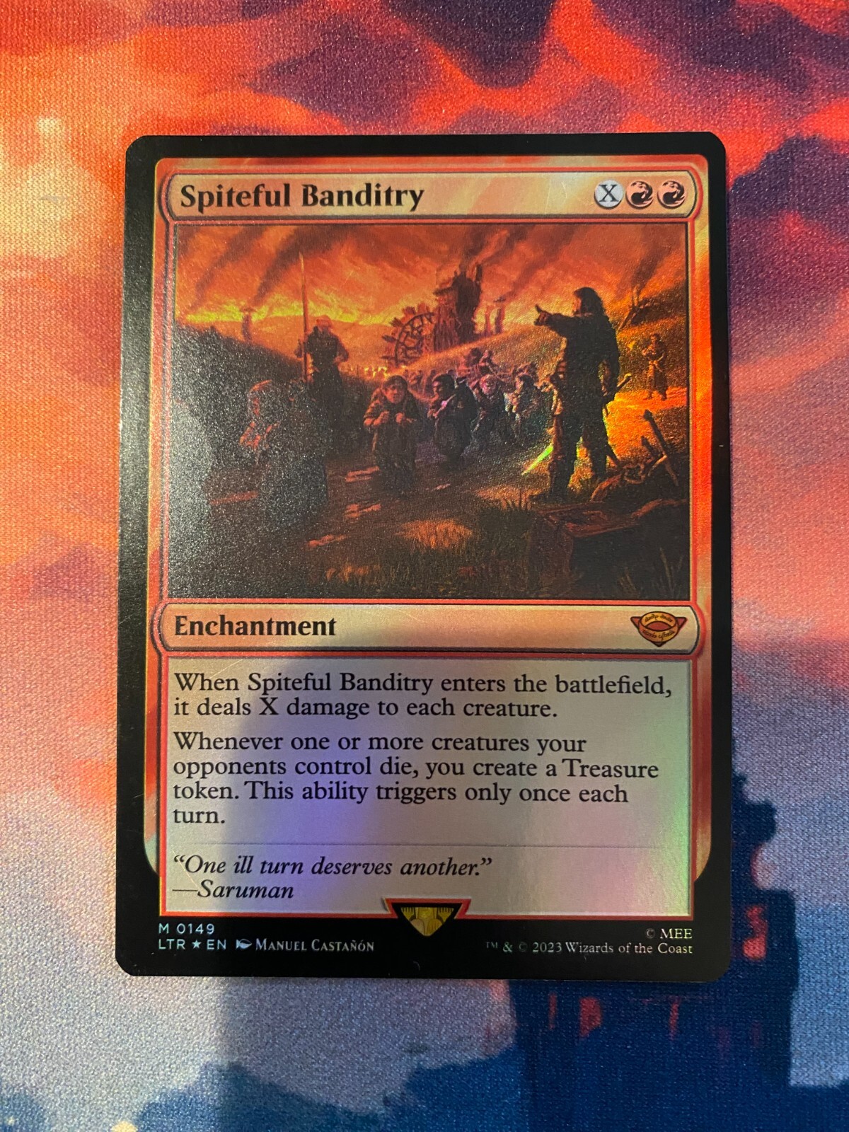 MTG Lord of the Rings Spiteful Banditry Foil | eBay