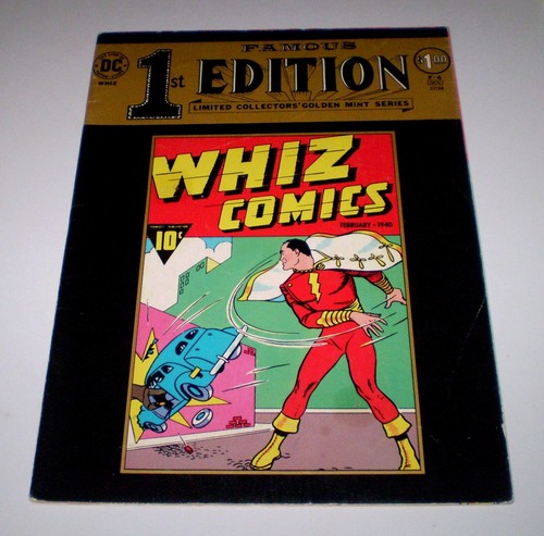 DC Famous 1st Edition F-4 WHIZ Comics nn (#1) SIGNED by C.C. BECK ...