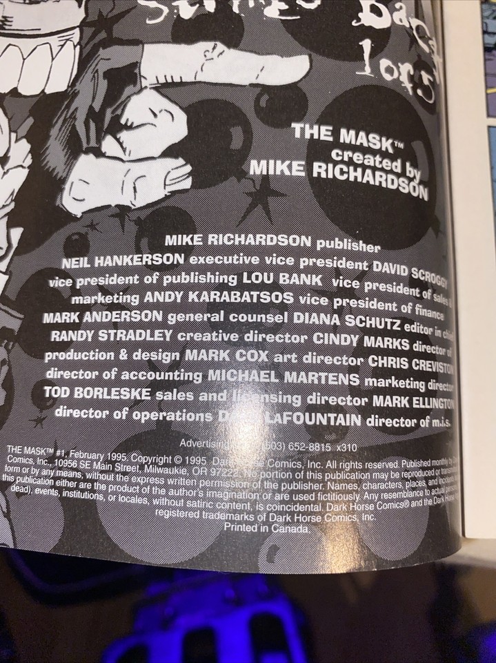 THE MASK STRIKES BACK # 1 VARIANT DARK HORSE COMICS 1994 | eBay