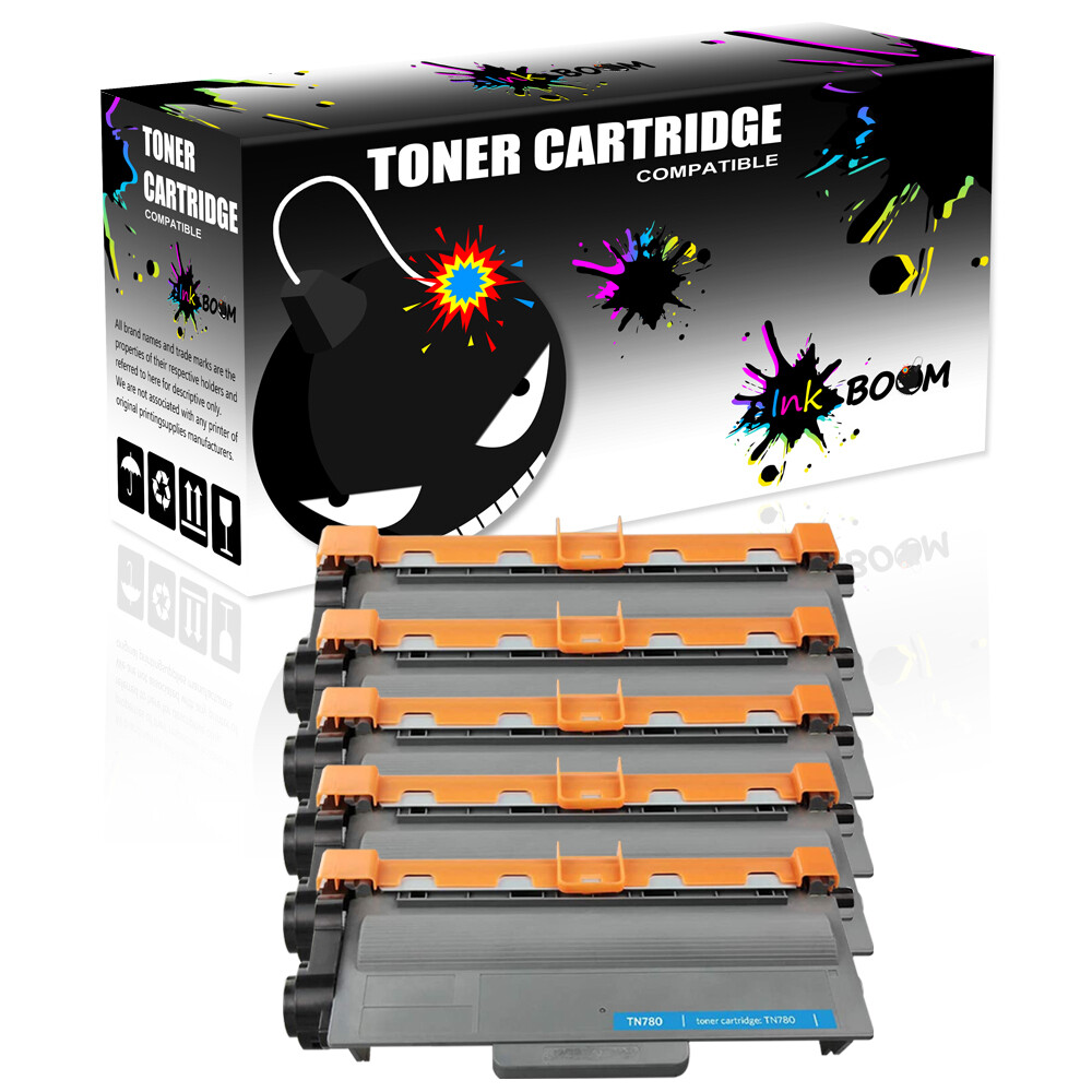 5BK Toner fits Brother TN780 MFC-8710DN DCP-8155DN HL-5450DN HL-5470DW ...