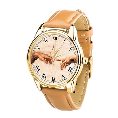 Creation of Adam Watch, Michelangelo Art Design, Classic Renaissance ...