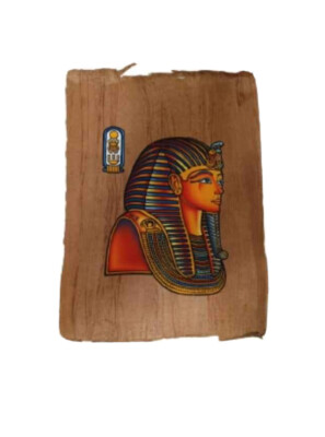 EXQUISITE EGYPTIAN HAND-PAINTED KING TUT PAPYRUS PAPER! | eBay