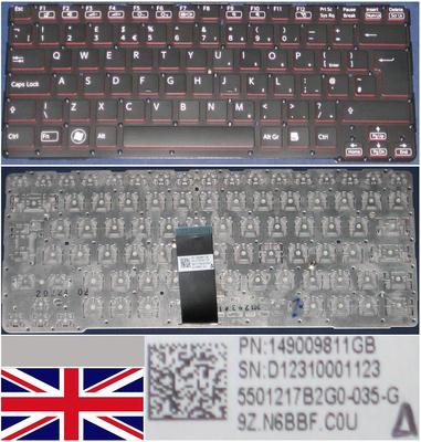 Keyboard qwerty UK Sony Vaio SVE14A, 9Z.N6BBF.C0U, 149009811GB Black ...