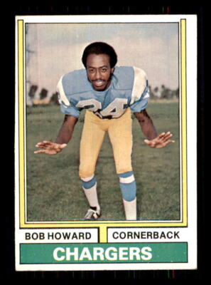 1974 Football Topps Bob Howard San Diego Chargers #483 | eBay