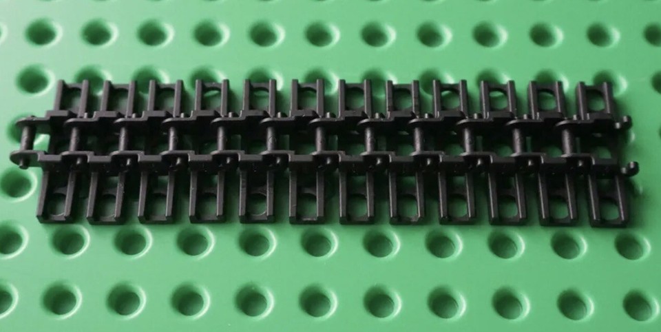 Lego 100 Pieces Technic Black Tread Link Tracks / City / Star Wars ...