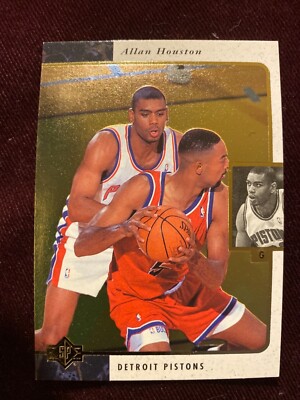 1995-96 UD SP #42 Pistons Allan Houston Basketball Card | eBay