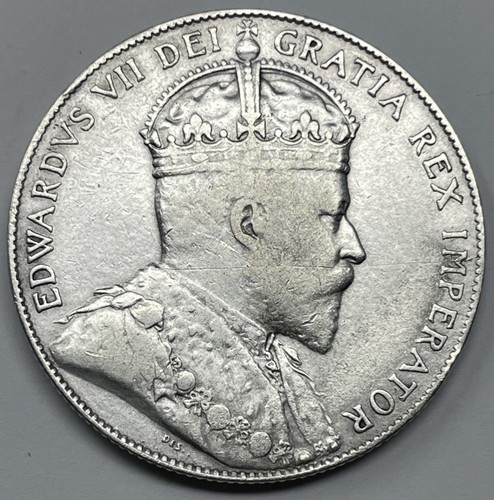 1908 Canada Silver 50 Cent, VF+ Detail, Cleaning. D-496 | eBay