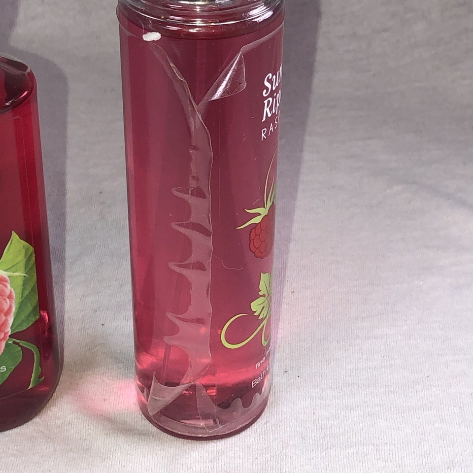 Bath and Body Works Sun Ripened Raspberry Shower Gel Body Mist Spray | eBay