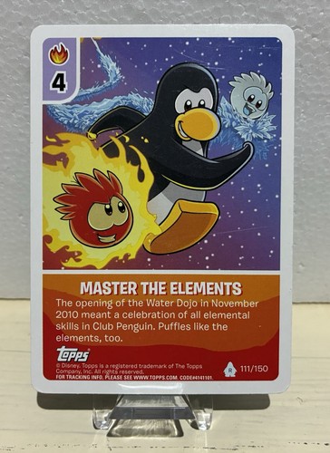 Topps Disney Club Penguin TCG MASTER THE ELEMENTS 111/150 RARE | eBay