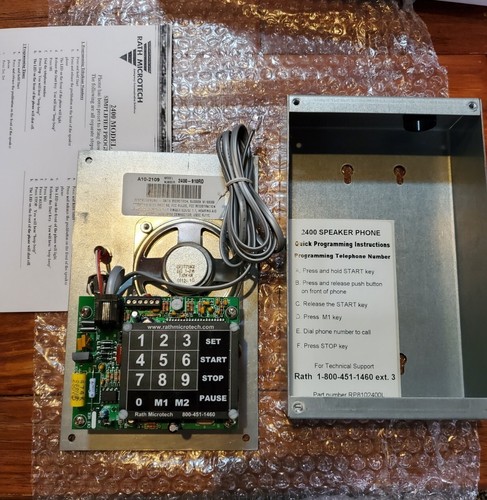 Rath Microtech 2400-910RD Emergency Phone Speakerphone Red Call Box A10 ...