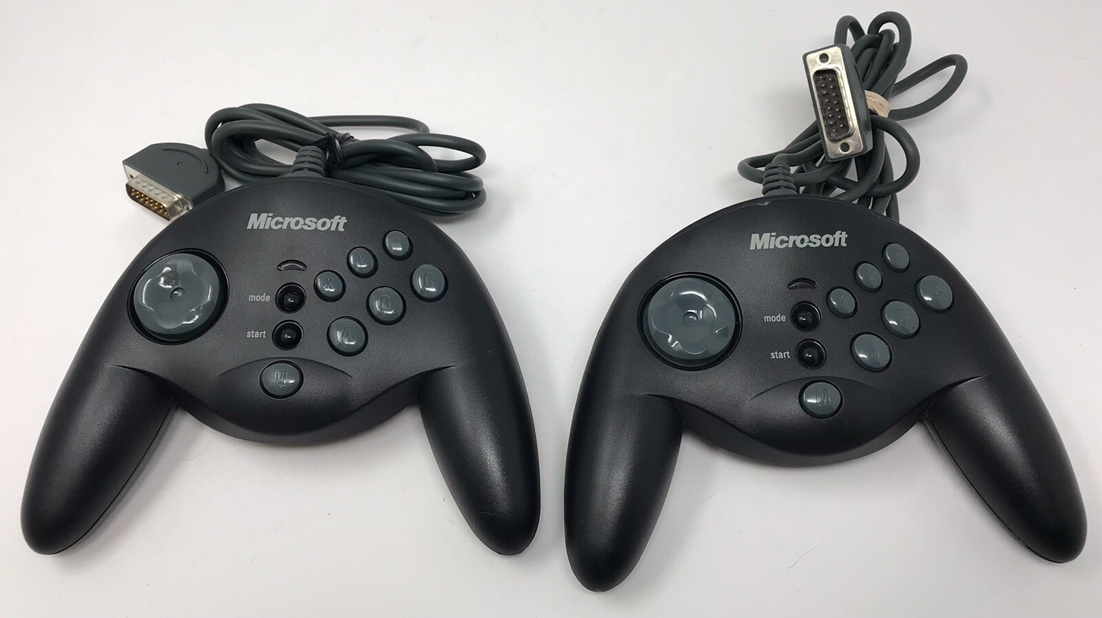 Two Genuine Microsoft SideWinder Controller GamePad 90873 15PIN Serial ...