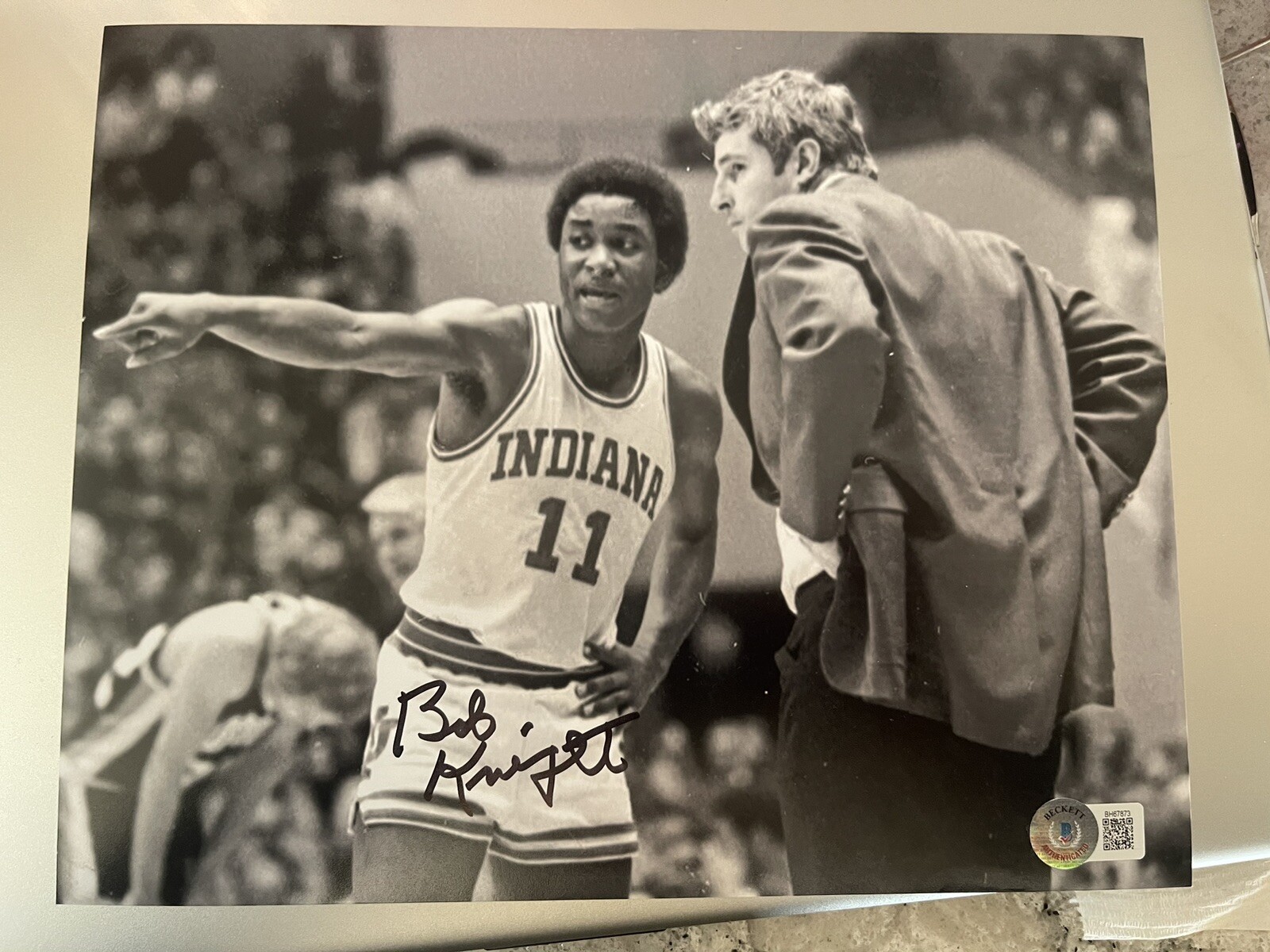 Bobby Knight Signed 8x10 Photo Beckett Indiana Hoosiers K12 | eBay